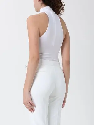 Elisabetta Franchi Stretch Viscose Bodysuit Top