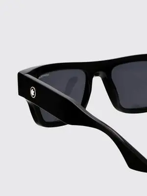 Montblanc Square Shield Sunglasses In Acetate With Contrast Logo