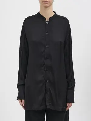 THOM KROM Minimal Viscose Shirt - Black