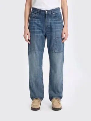 WALES BONNER High-rise Wide-leg Cotton Denim Jeans