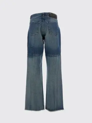 WALES BONNER High-rise Wide-leg Cotton Denim Jeans