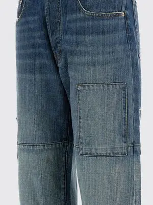 WALES BONNER High-rise Wide-leg Cotton Denim Jeans