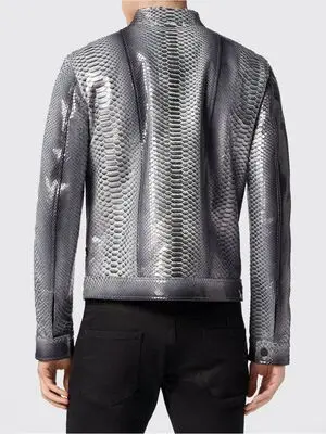 Philipp Plein Zip-up Jacket - Silver