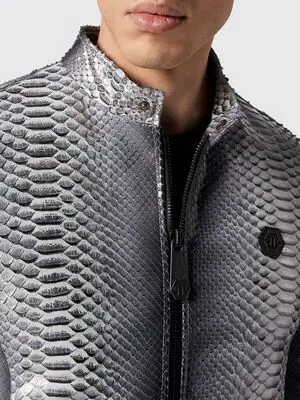 Philipp Plein Zip-up Jacket - Silver