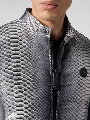Philipp Plein Zip-up Jacket - Silver