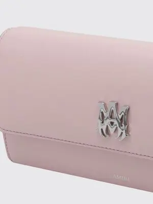 Amiri Monogram Leather Mini Crossbody Bag With Chain Strap