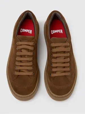 Camper Runner Twentyfive Suede Sneakers With Rear Logo