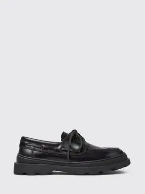 Camper Leather Loafers With Lace Fastening