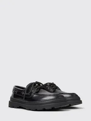 Camper Leather Loafers With Lace Fastening