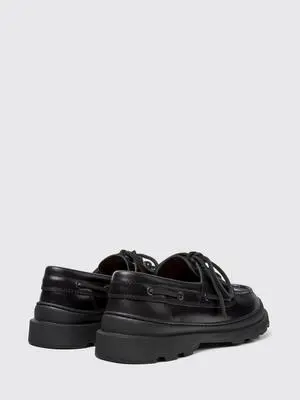 Camper Leather Loafers With Lace Fastening
