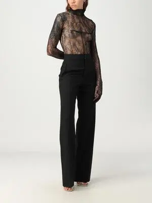CHB Sheer Lace Mock Neck Bodysuit