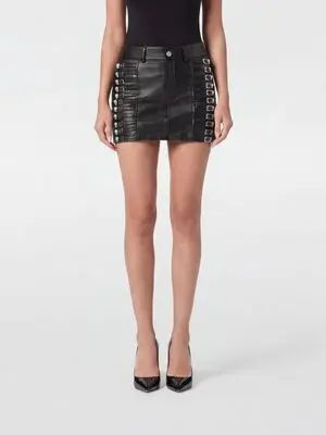 Philipp Plein Button Detailed Skirts