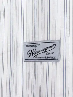 WOOYOUNGMI Short-sleeved Cotton-blend Shirt