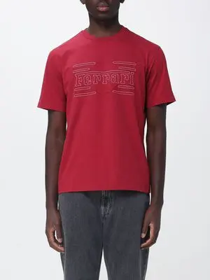FERRARI T-shirt In Cotton With Stitched Logo