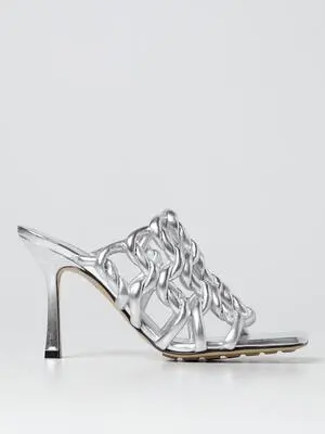 Bottega Veneta Heeled Sandals Colour - Silver