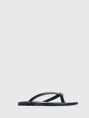 TOTEME Croc-print Leather Flip-flops