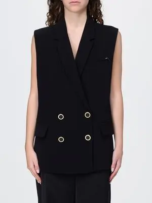 Armani Exchange Sleeveless Double Breasted Waistcoat - Black