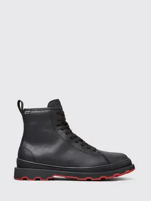 Camper Lace-up Combat Boots - Black
