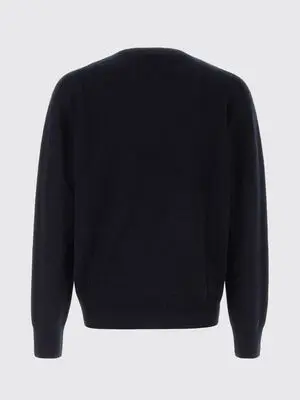 THE ROW Long-sleeved Crewneck Sweater In Pure Cashmere - Navy