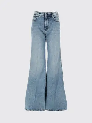 Sportmax Mid-rise Flared Jeans In Cotton Denim