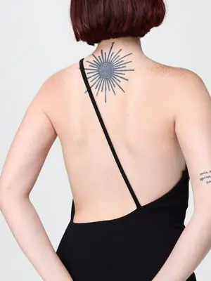 Solace London Crêpe One-shoulder Maxi Dress - Black