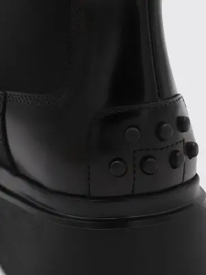 TOD'S Smooth Calf Leather Chelsea Boots With Rubber Sole