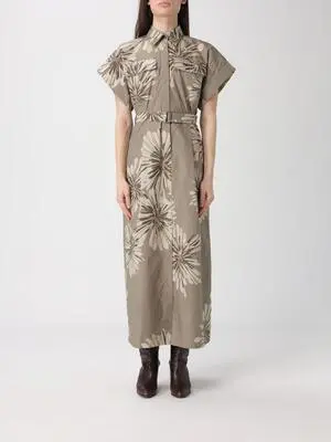 Brunello Cucinelli Printed Maxi Dress