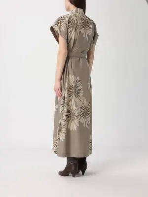 Brunello Cucinelli Printed Maxi Dress