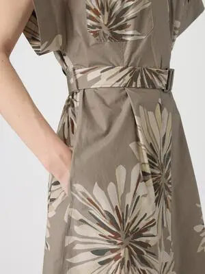 Brunello Cucinelli Printed Maxi Dress
