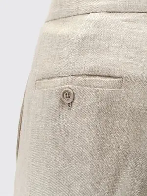 Max Mara Linen Straight Trousers