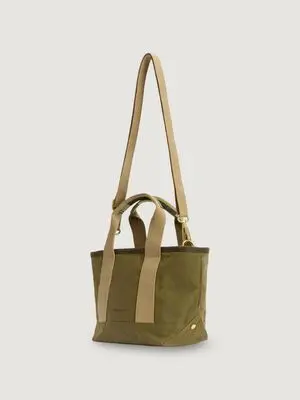Barbour Waxed Cotton Tote Bag - Green