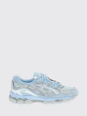 Asics Gel-nyc Low-top Sneakers In Leather And Mesh With Gel Technology - Blue