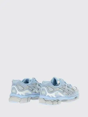 Asics Gel-nyc Low-top Leather And Mesh Sneakers With Gel Technology - Blue