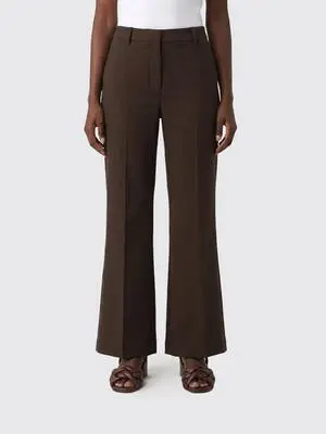 GOLDEN GOOSE High-waisted Flared Wool Trousers With Welt Pockets