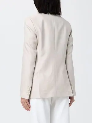 Eleventy Double Breasted Blazer In Virgin Wool Blend