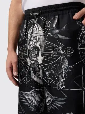 Philipp Plein Printed Relaxed Fit Shorts