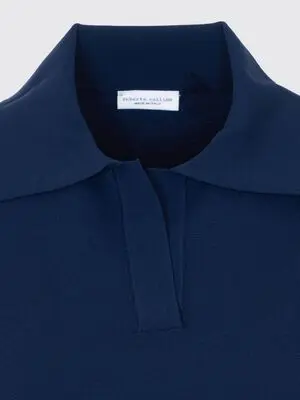 ROBERTO COLLINA Basic Viscose Blend Polo Shirt - Black