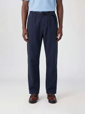 Gramicci Gramicci Cotton Trousers With Drawstring Waist Blue
