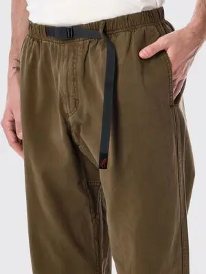Gramicci Cotton Trousers With Drawstring Waist - Mud