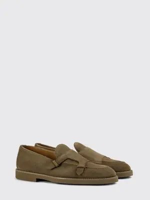 DOUCAL'S Suede Monk Strap Shoes