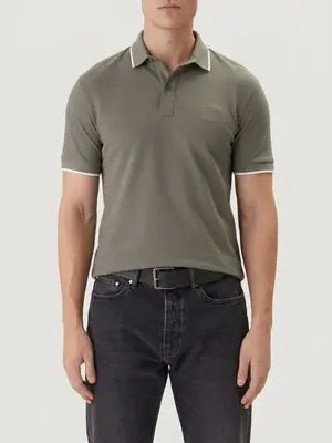 BOSS Cotton Polo Shirt - Grey