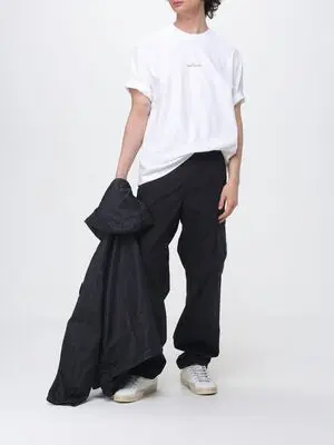 Stone Island Cotton Canvas Cargo Trousers