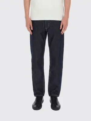 Hugo Mid-rise Straight Fit Jeans In Cotton Denim - Blue