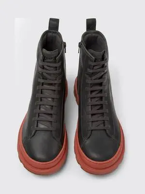 Camper Lace Up Zip Up Boots
