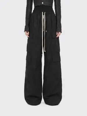 Rick Owens Jumbo Belas Cotton Trousers - Black