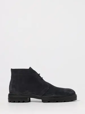 Hogan Lace-up Suede Ankle Boots