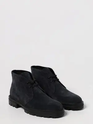 Hogan Lace-up Suede Ankle Boots