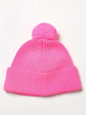 Vivetta Beanie With Heart Detail - Pink