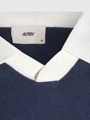 AUTRY Cotton Blend Polo Shirt With Logo