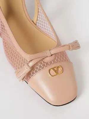 Valentino Garavani Slingback Heels With Bow Detailing